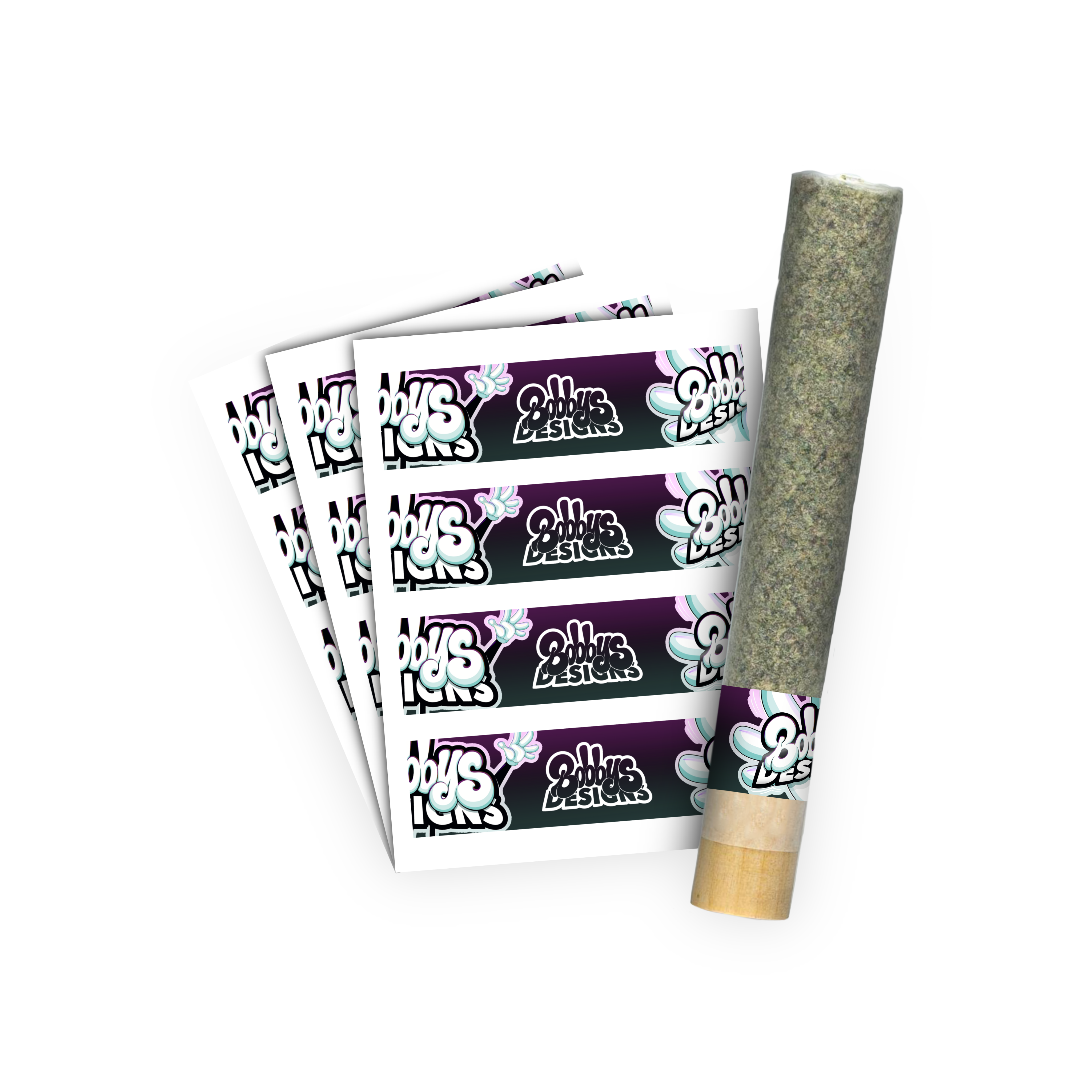 Custom Pre-Roll Tip Labels – BobbysDesigns